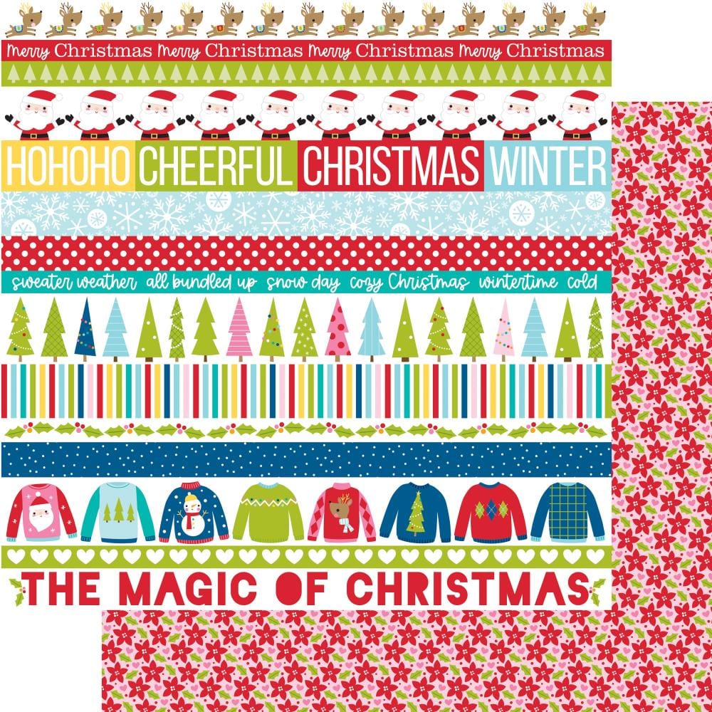 Bella Blvd The North Pole Double-Sided Cardstock 12"X12" - Borders