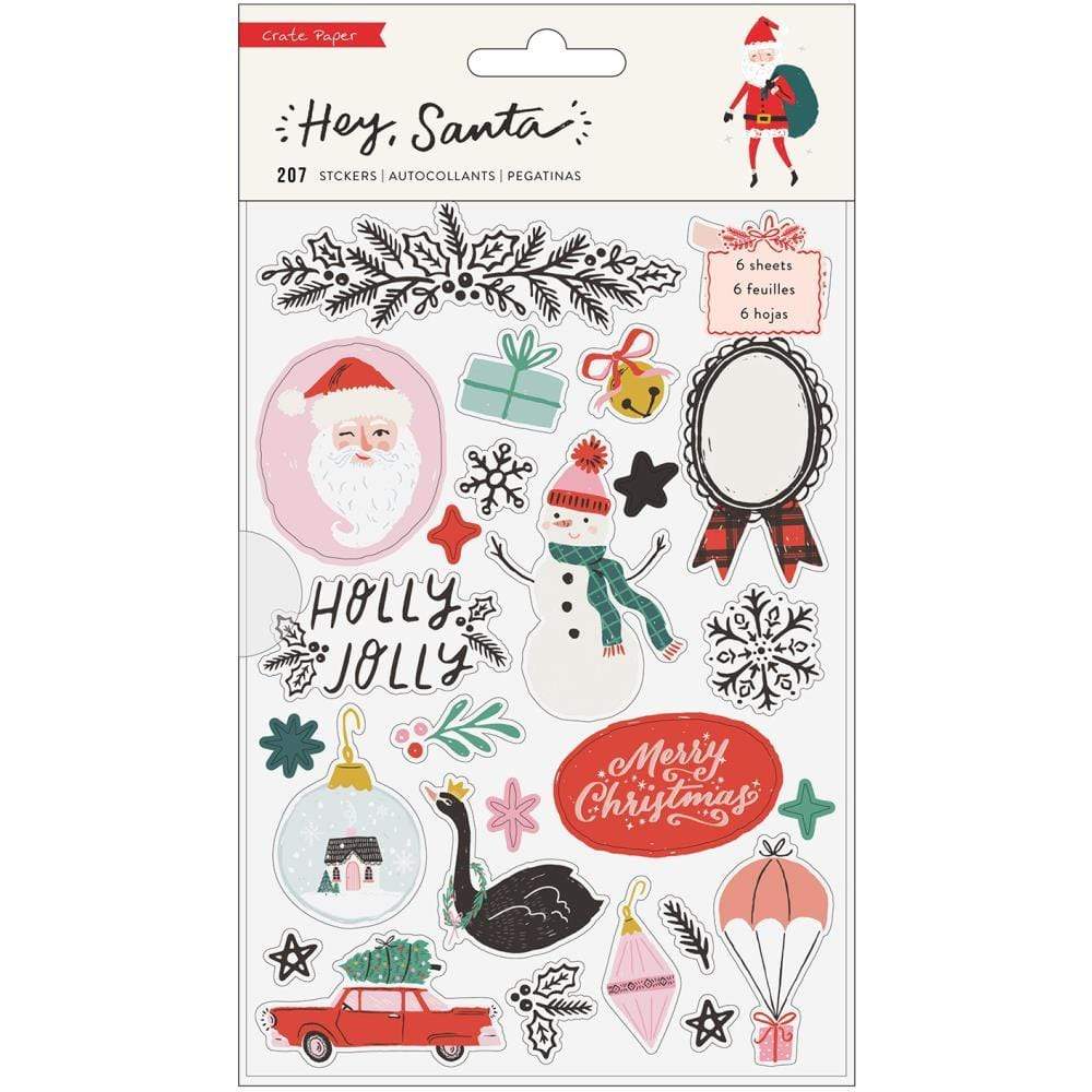 Hey, Santa Sticker Book 207/Pkg