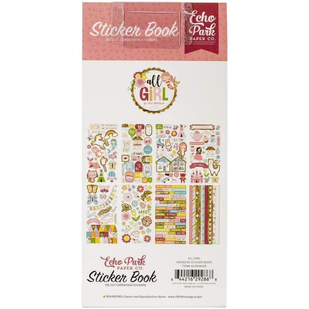 All Girl Sticker Book - 16 pages