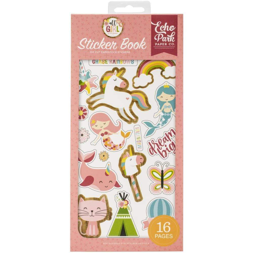 All Girl Sticker Book - 16 pages