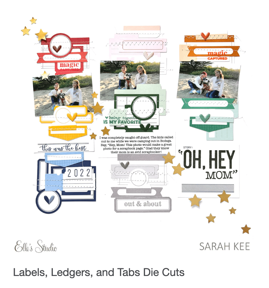 Elles Studio - Labels, Ledgers, and Tabs Die Cuts