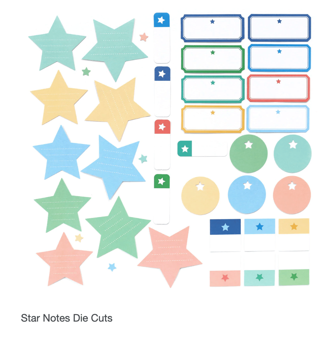 Elles Studio Star Notes Die Cuts
