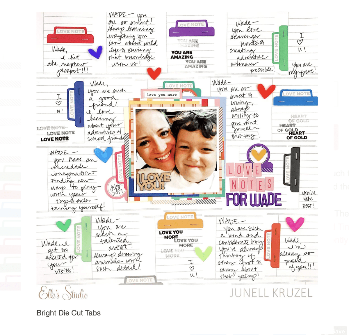 Elles Studio - Bright Die Cut Tabs