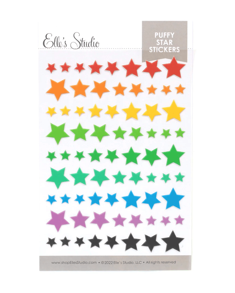 Elles Studio Puffy Star Stickers