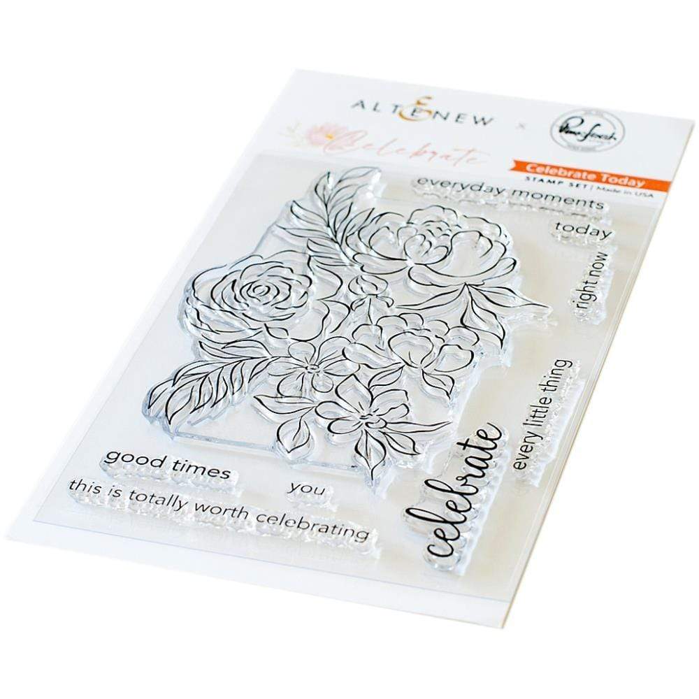 Pinkfresh Studio Clear Stamp Set 4"X6" Celebrate Today
