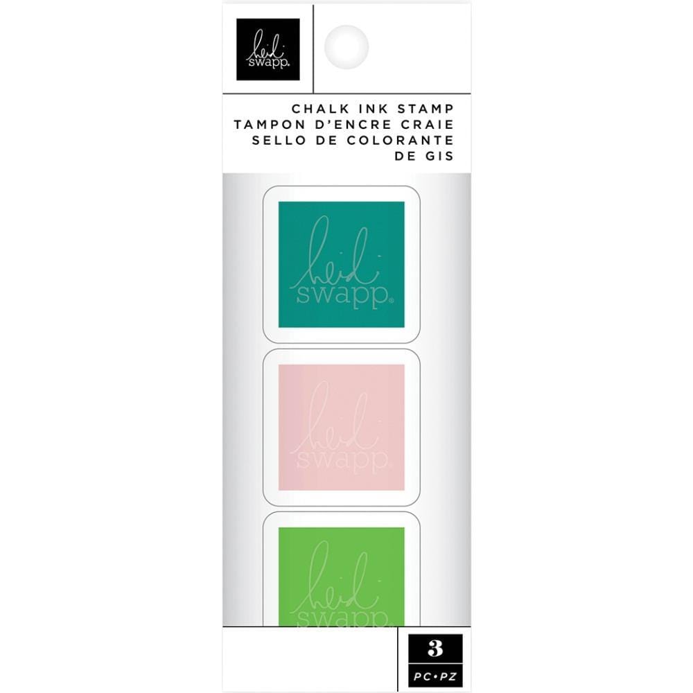 Heidi Swapp Art Walk Mini Chalk Ink Pads 3/Pkg