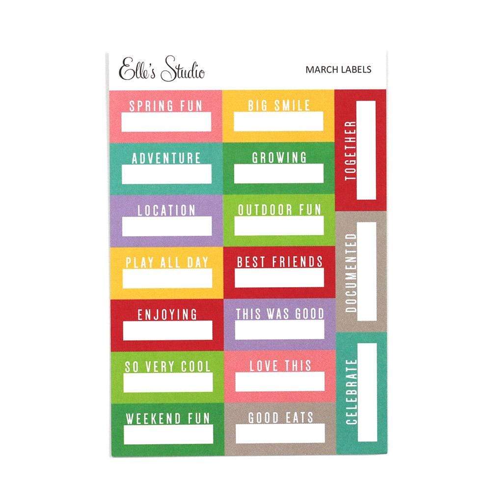 March Labels