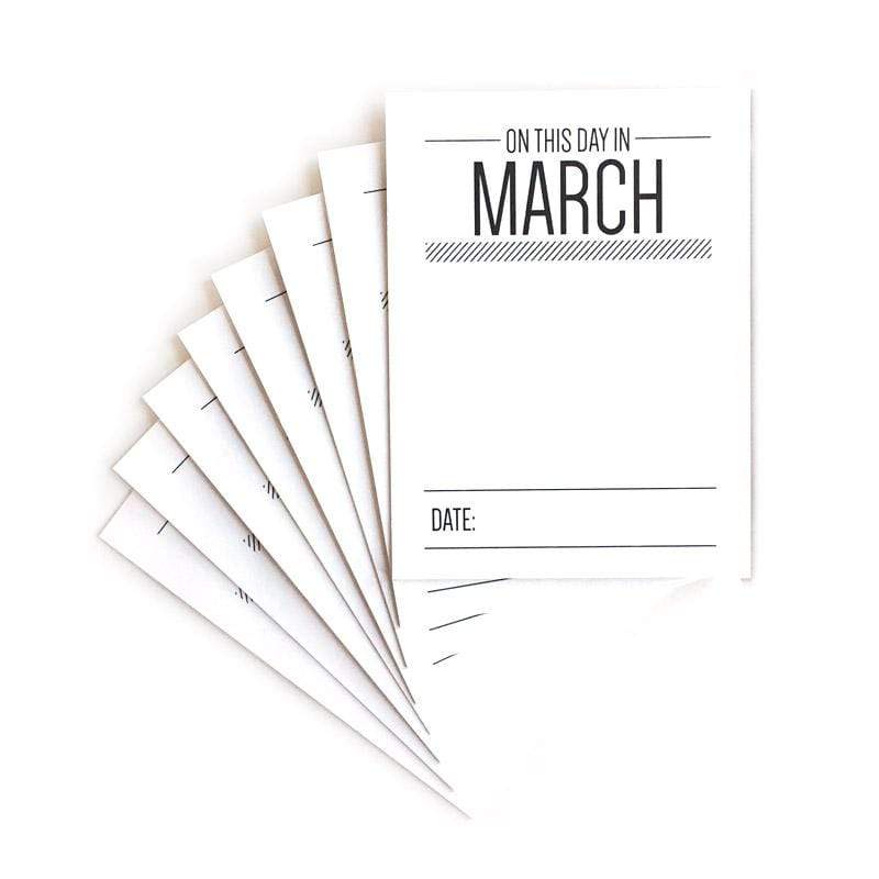 On This Day In March Journaling Tags