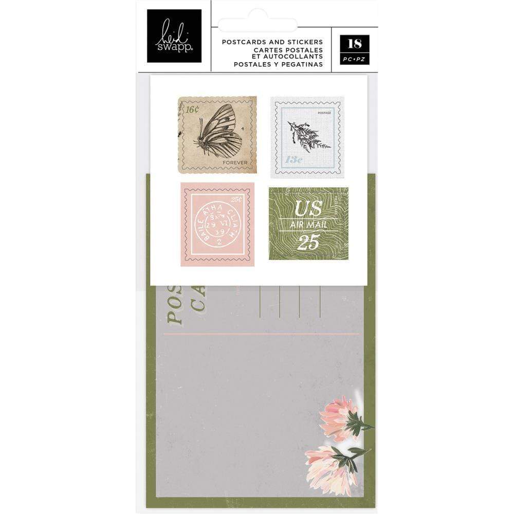 Heidi Swapp Storyline Chapters Postcards & Stamps 18/Pkg