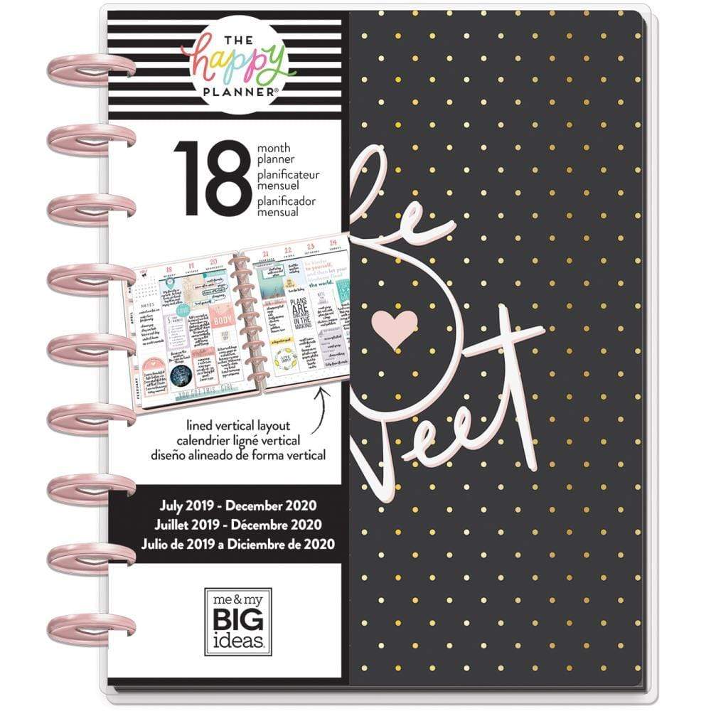 Happy Planner 18-Month Dated Medium Planner 7.75"X9.75" Life Is Sweet,