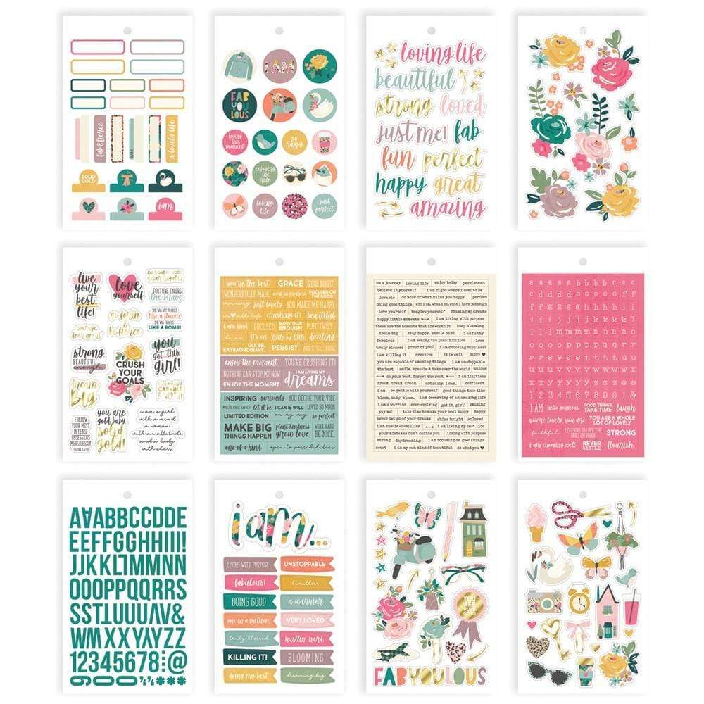 I Am Stickers 4"X6" 12/Pkg