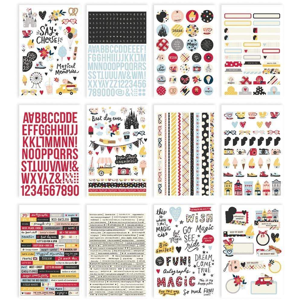 Say Cheese Main Street Sticker Book 12/Sheets