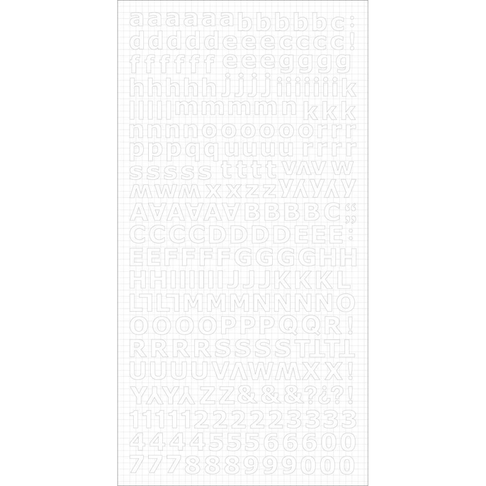 Kaisercraft White Alphas