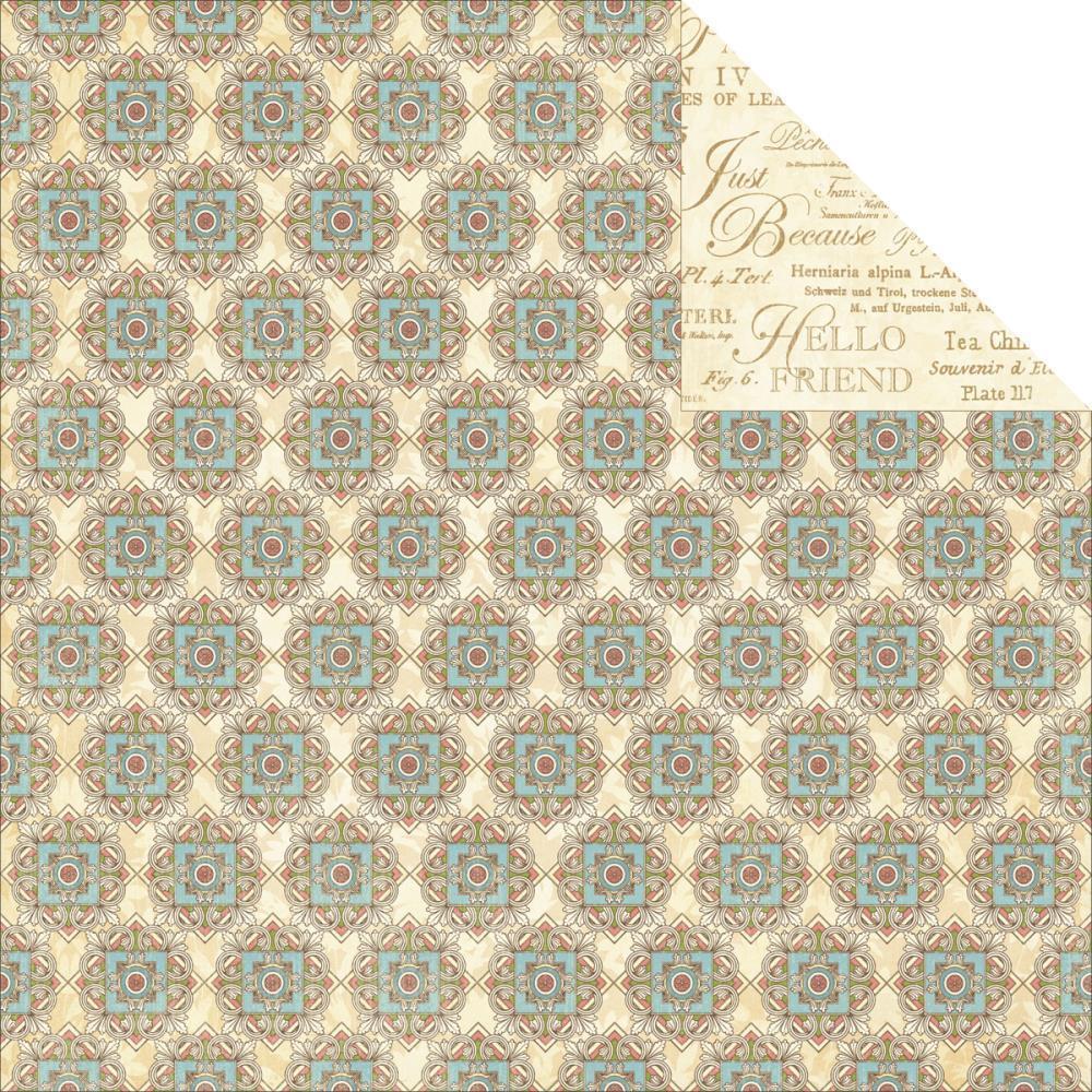 Botanical Tea Herbal Infusion Paper 12x12