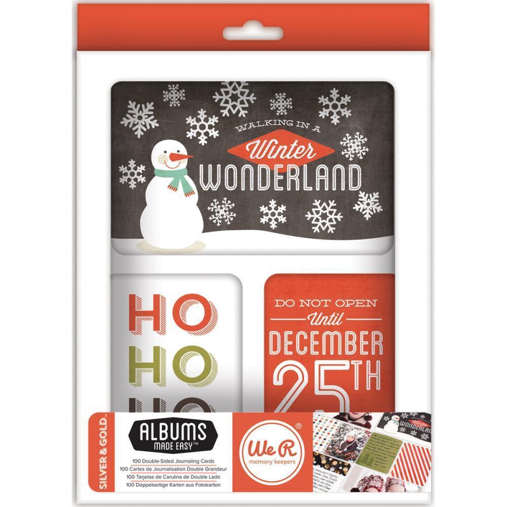 We R Memory Keepers Silver and Gold Albums Made Easy Journalling Cards