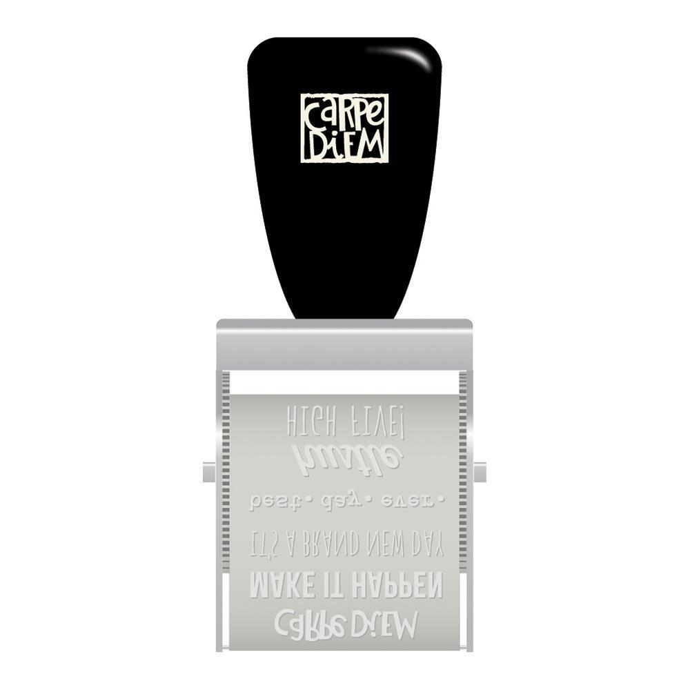 Carpe Diem Planner Essentials Rotary Stamp -Make It Happen, 12 Designs