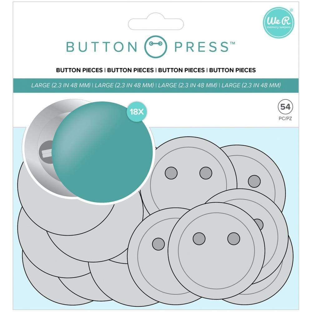 We R Memory Keepers Button Press Refill Pack 18/Pkg Large (58mm)